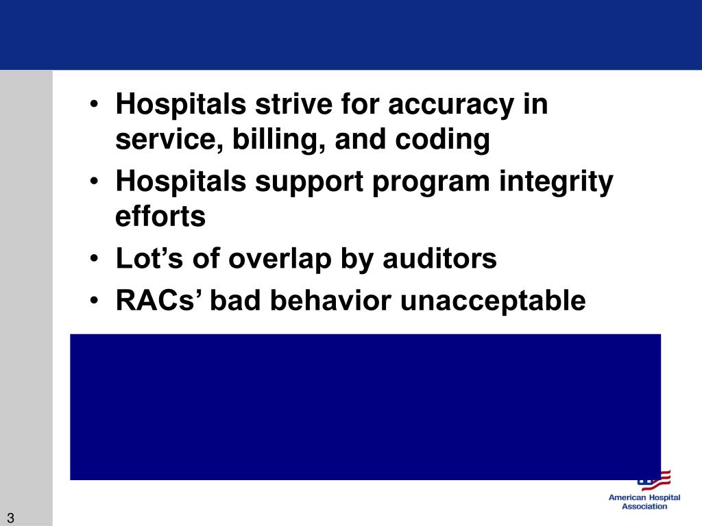 PPT - National Healthcare Compliance Audioconference: Medicare RAC ...