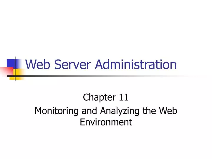 PPT - Web Server Administration PowerPoint Presentation, free download ...
