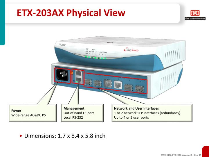 PPT - ETX-203AX and ETX-205A Product Introduction, Ver. 4.01 GA April ...
