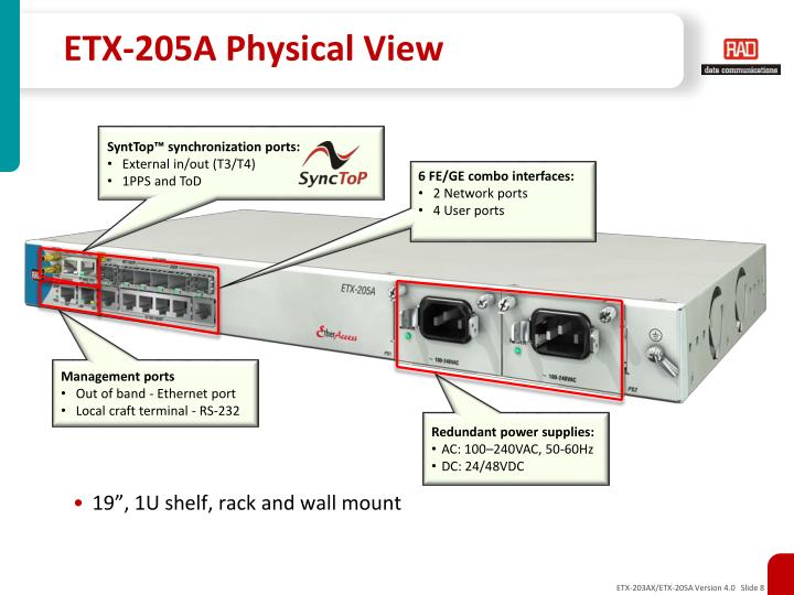 PPT - ETX-203AX and ETX-205A Product Introduction, Ver. 4.01 GA April ...