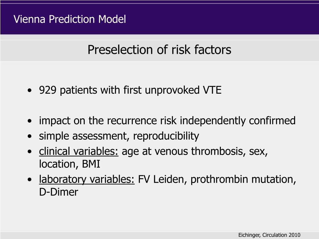 PPT - Neue Konzepte der Therapie venöser Thromboembolien PowerPoint ...