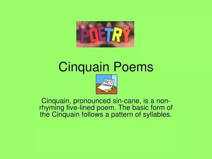 Cinquain Poems About Friendship