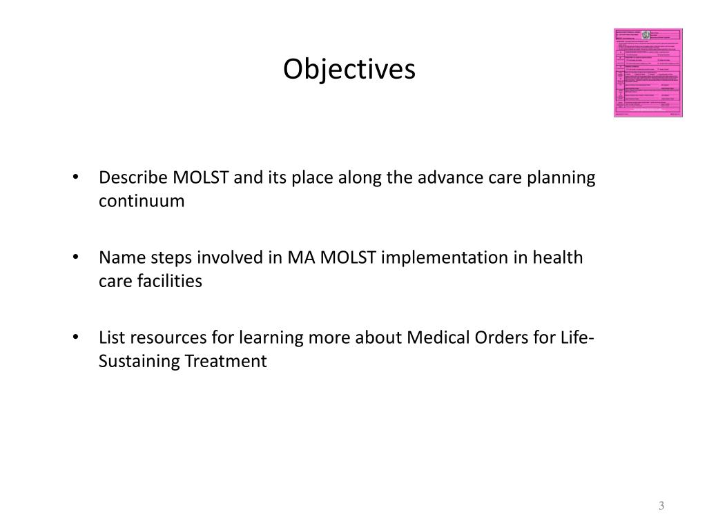 PPT - Massachusetts Medical Orders for Life-Sustaining Treatment ...