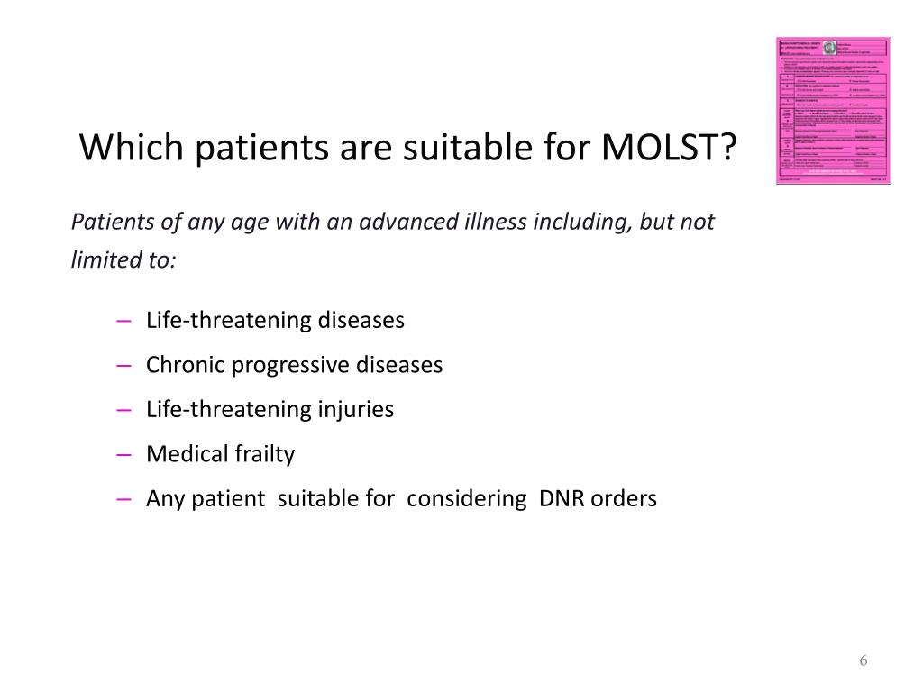 PPT - Massachusetts Medical Orders for Life-Sustaining Treatment ...