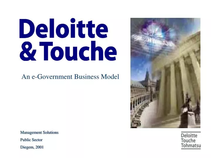 PPT - An e-Government Business Model PowerPoint Presentation, free ...