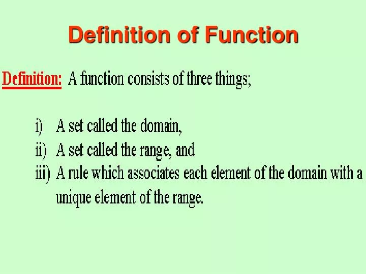 PPT Definition Of Function PowerPoint Presentation Free Download PPT Definition Of Function PowerPoint Presentation Free Download