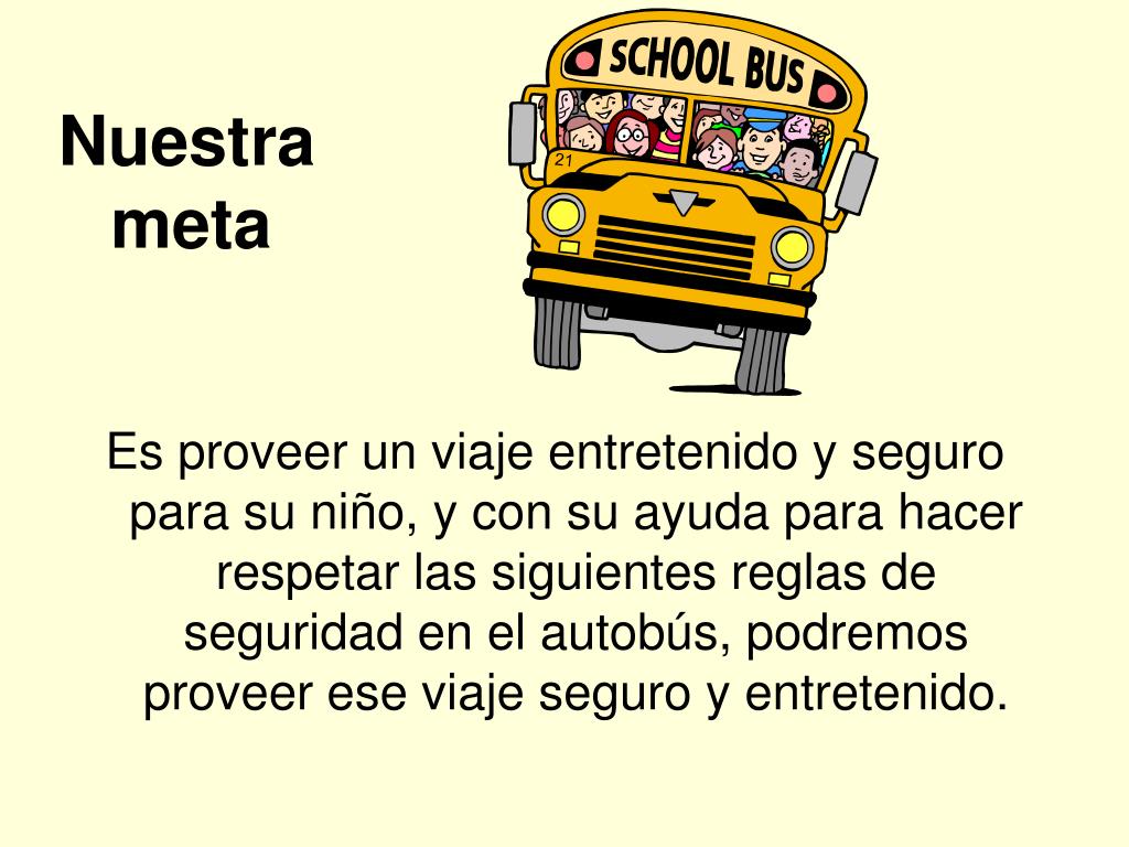 PPT - UCAN Head Start Seguridad en el autobús escolar PowerPoint ...