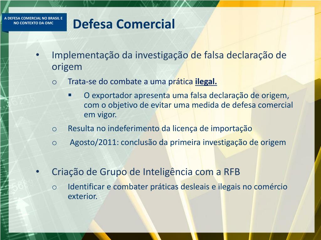PPT - A Defesa Comercial no Brasil Felipe Hees PowerPoint Presentation ...