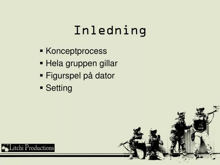 PPT - Inledning PowerPoint Presentation, free download - ID:1812480