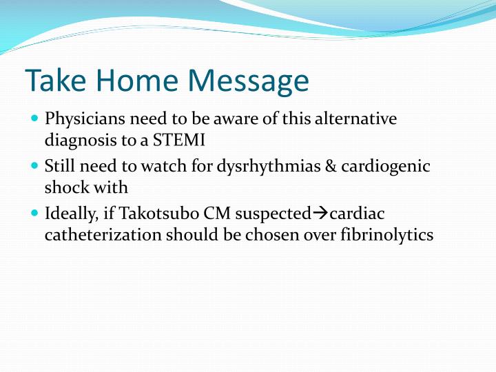 PPT - Takotsubo Cardiomyopathy versus ST-segment elevation MI —A case ...