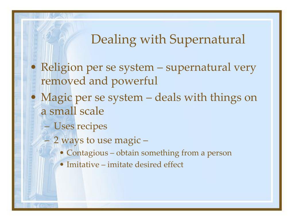 PPT - Spirituality, Religion, and the Supernatural PowerPoint ...