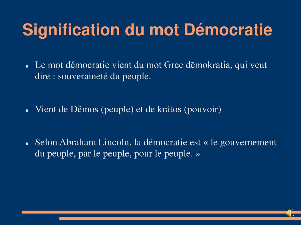 PPT - La démocratie PowerPoint Presentation, free download - ID:1812779