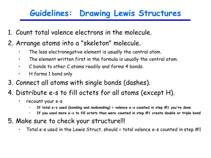 Steps For Drawing A Lewis Structure Loansautoc9e36fb8c6