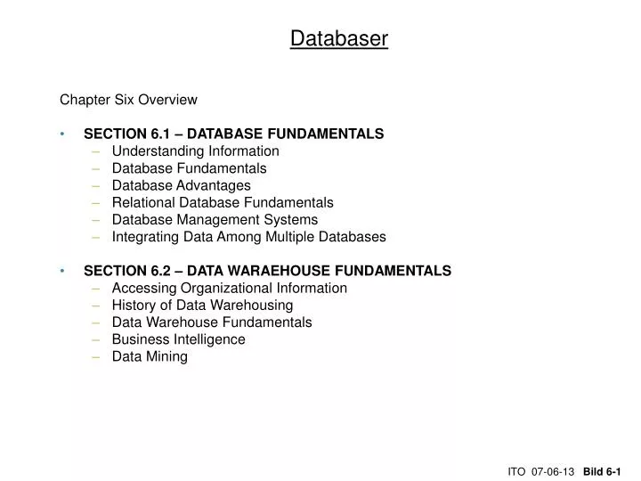PPT - Databaser PowerPoint Presentation, free download - ID:1813021