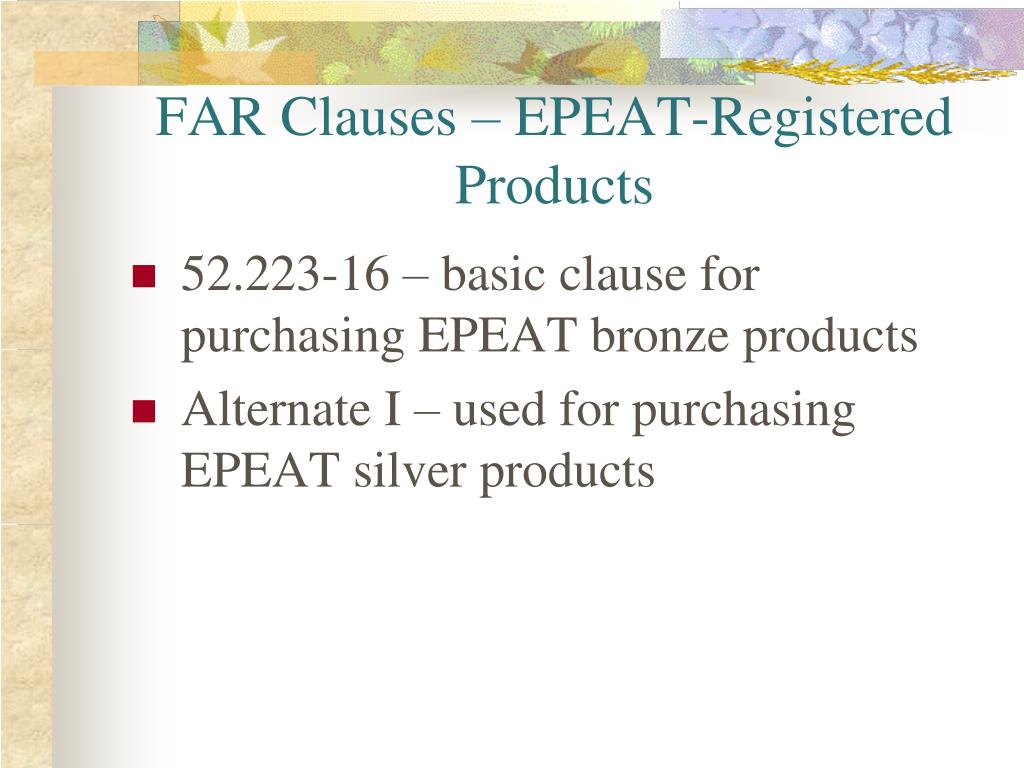 PPT - Understanding Green Purchasing in Federal Government: Policy ...
