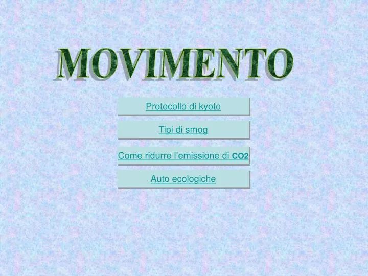 PPT - MOVIMENTO PowerPoint Presentation, free download - ID:1813555