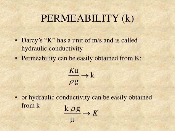 PPT - PERMEABILITY PowerPoint Presentation - ID:1813582