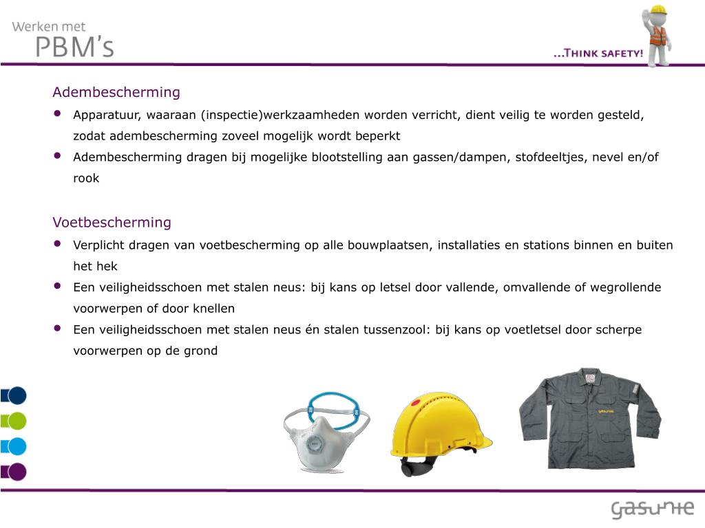 PPT - Werken met Persoonlijke beschermingsmiddelen (PBM) PowerPoint ...