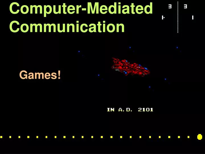 PPT - Computer-Mediated Communication PowerPoint Presentation, free ...