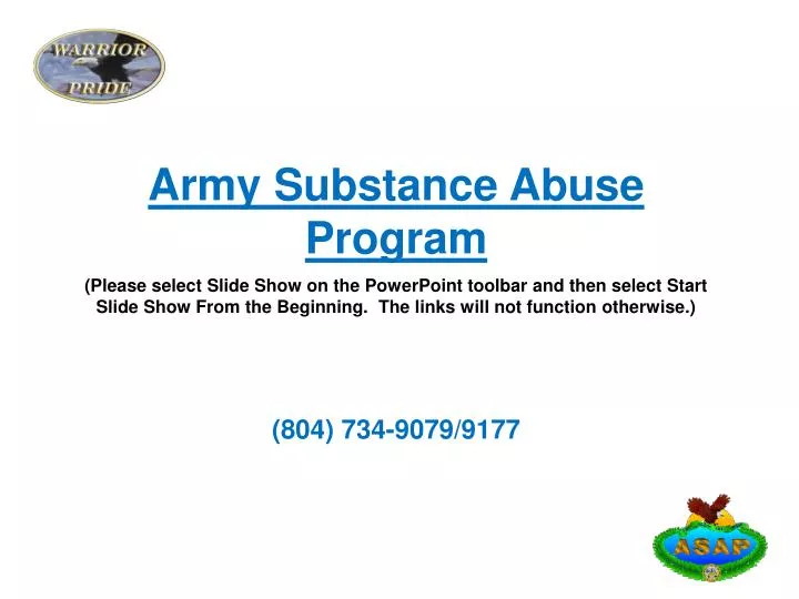 PPT - Army Substance Abuse Program PowerPoint Presentation, free ...
