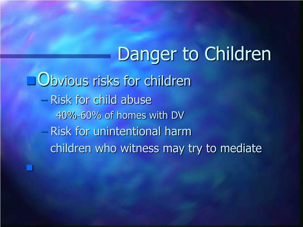 PPT - The Silent Victims: The Developmental Impact on Children From ...