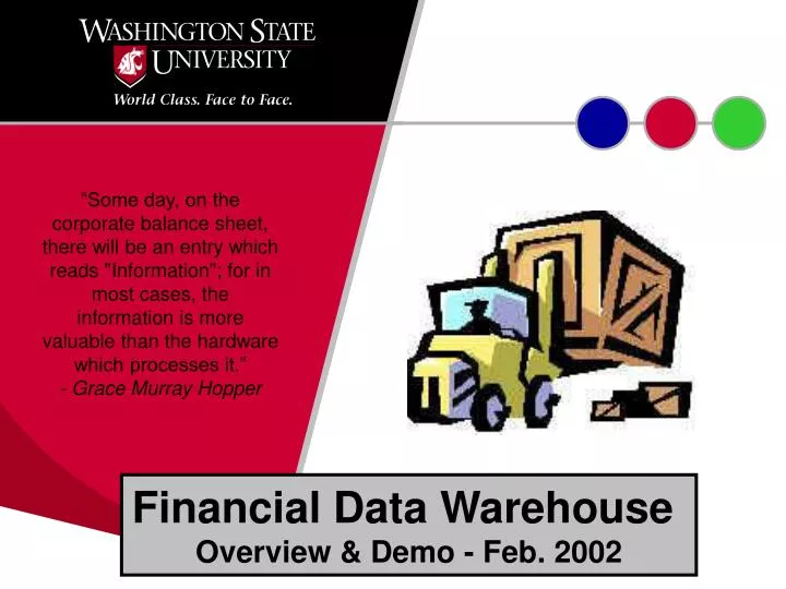 PPT - Financial Data Warehouse Overview & Demo - Feb. 2002 PowerPoint ...