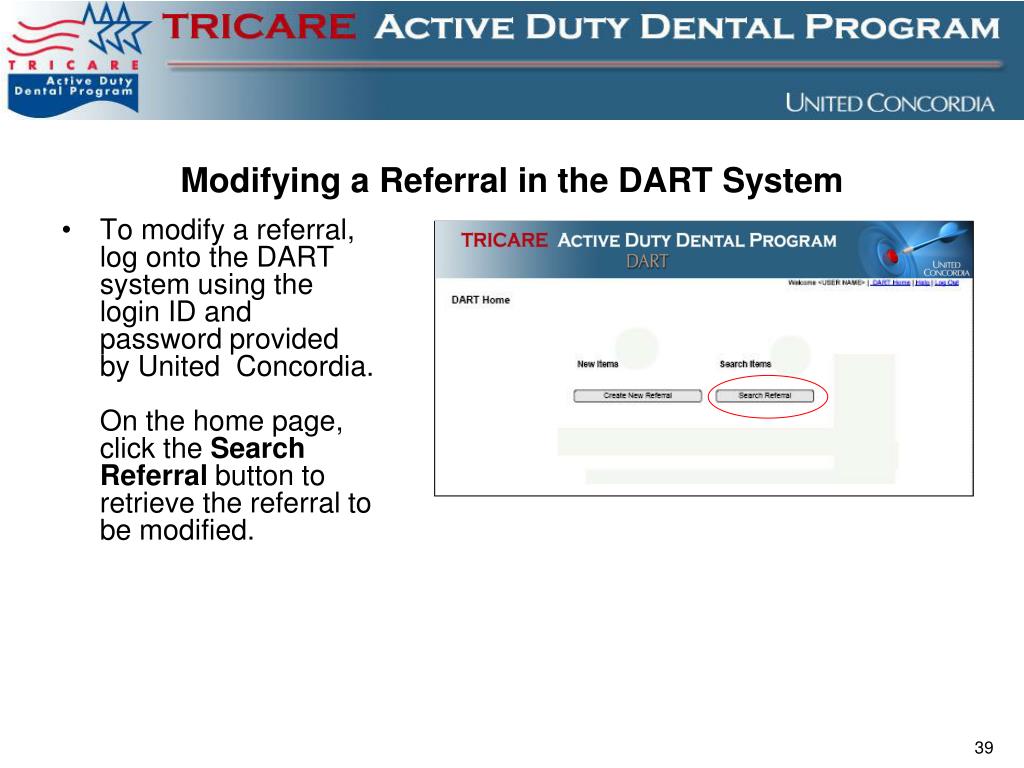 PPT - Military Dental Treatment Facility TRICARE Active Duty Dental ...