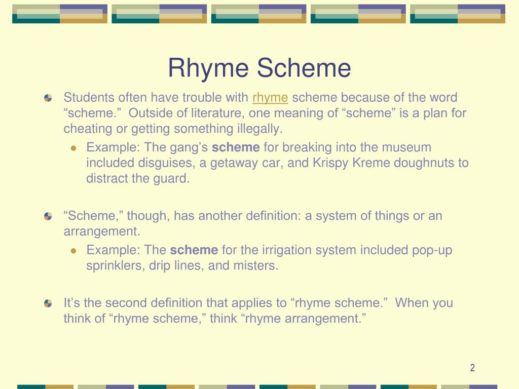 PPT - Rhyme Scheme, Rhythm, and Meter PowerPoint Presentation, free ... PPT - Rhyme Scheme, Rhythm, and Meter PowerPoint Presentation, free ...