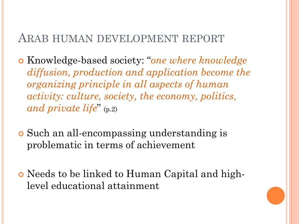 PPT - The ‘knowledge society’ in the middle east: education and the ...