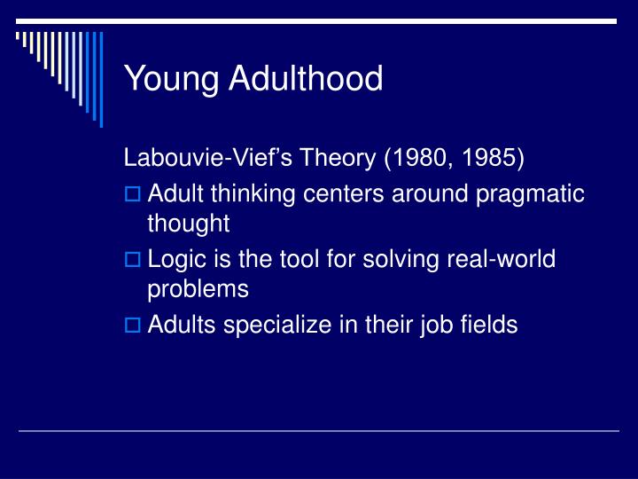 PPT - Physical and Cognitive Development in Young Adulthood PowerPoint ...