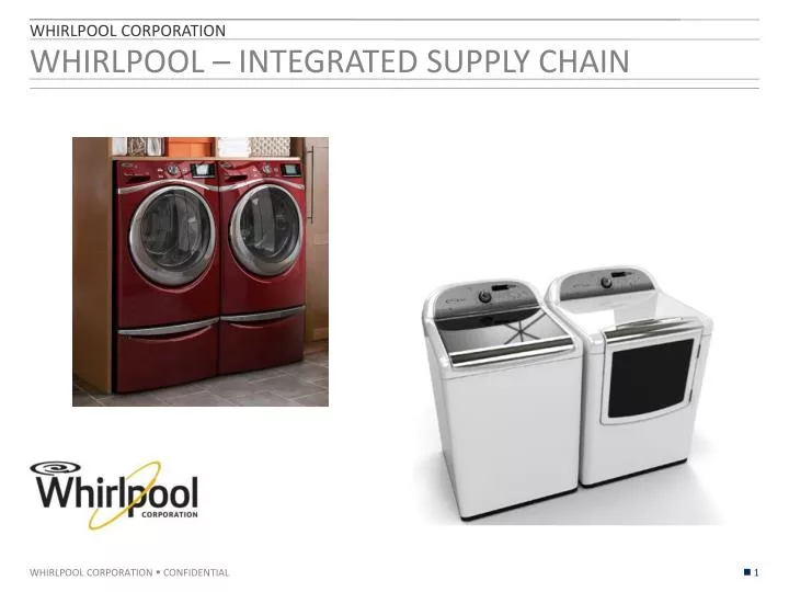 PPT - WHIRLPOOL – Integrated Supply Chain PowerPoint Presentation, free ...