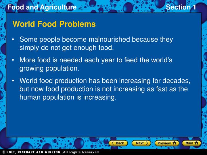 PPT - Section 1: Feeding the World PowerPoint Presentation - ID:1816021