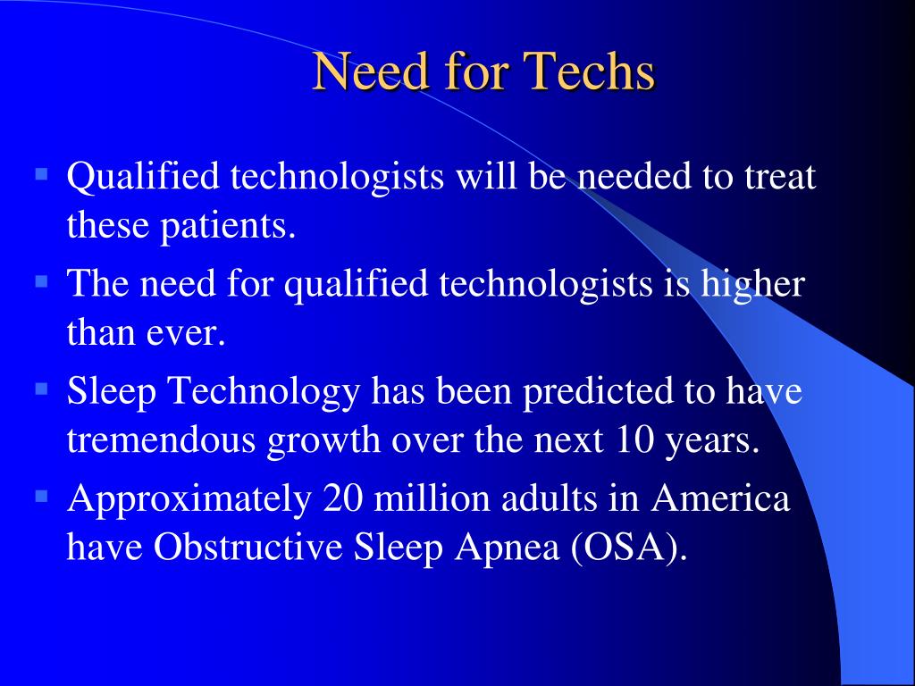 PPT - Sleep Technologists Health Care Professionals PowerPoint ...