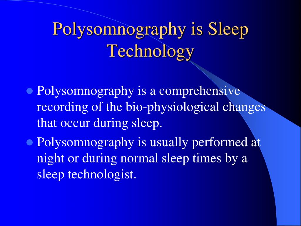 PPT - Sleep Technologists Health Care Professionals PowerPoint ...