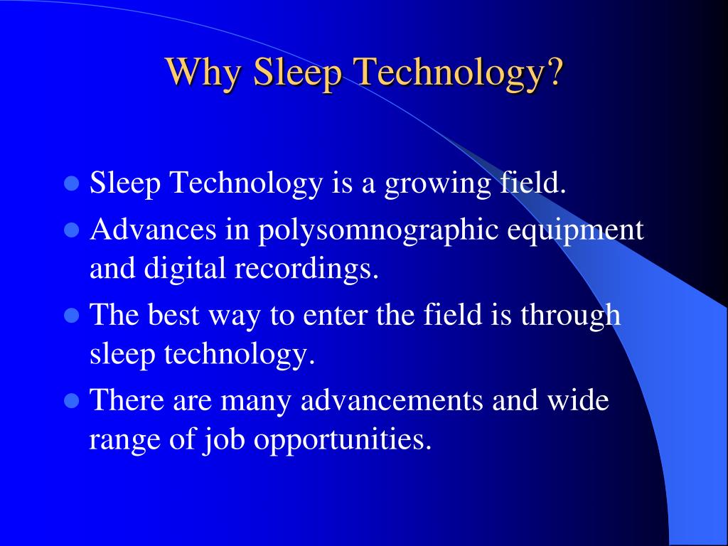 PPT - Sleep Technologists Health Care Professionals PowerPoint ...