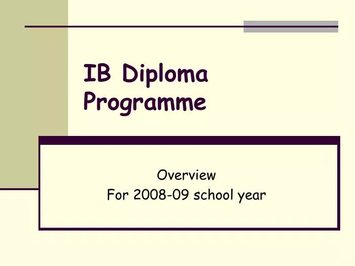 PPT - IB Diploma Programme PowerPoint Presentation, free download - ID ...