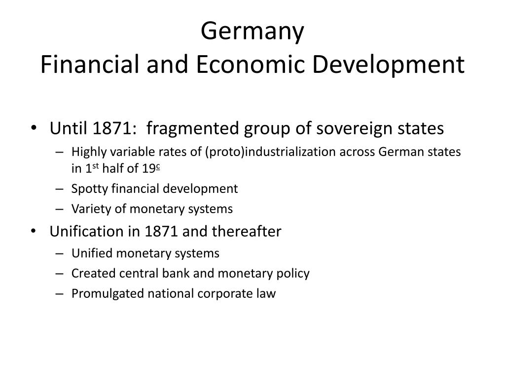 PPT - How Important Historically Were Financial Systems for Growth in ...