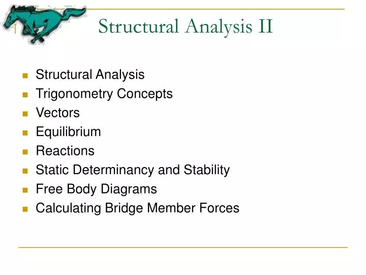 PPT - Structural Analysis II PowerPoint Presentation, free download ...