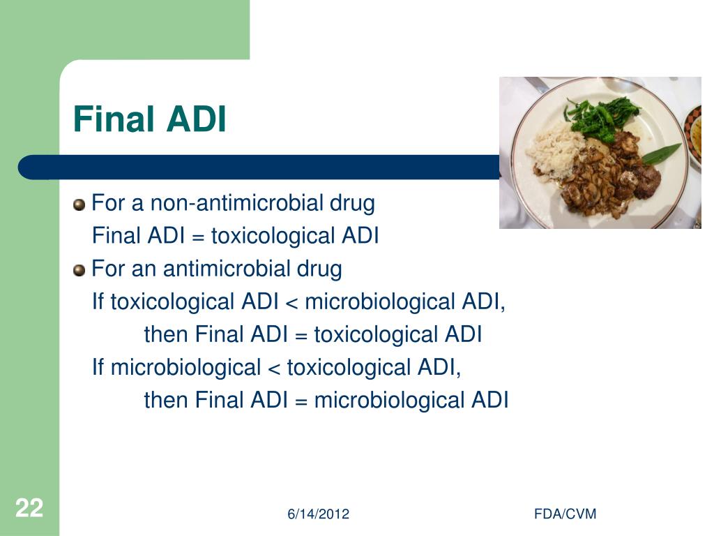 PPT - Human Food Safety of New Animal Drugs: Toxicology Assessment ...