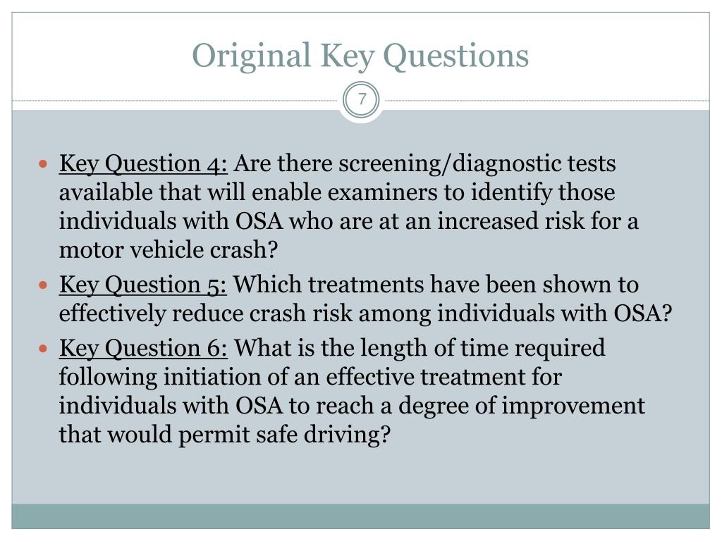 PPT - Obstructive Sleep Apnea and Commercial Motor Vehicle Driver ...