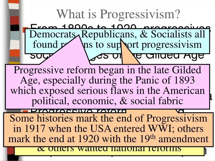 PPT - What is Progressivism? PowerPoint Presentation, free download ...