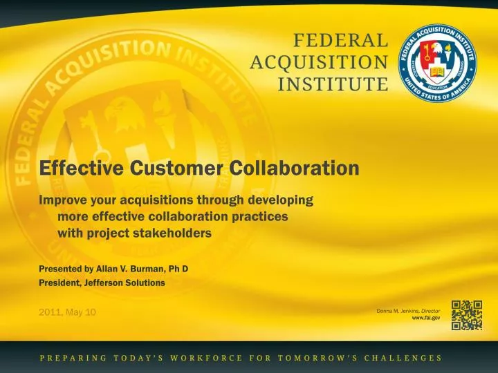 PPT - Effective Customer Collaboration PowerPoint Presentation, free ...