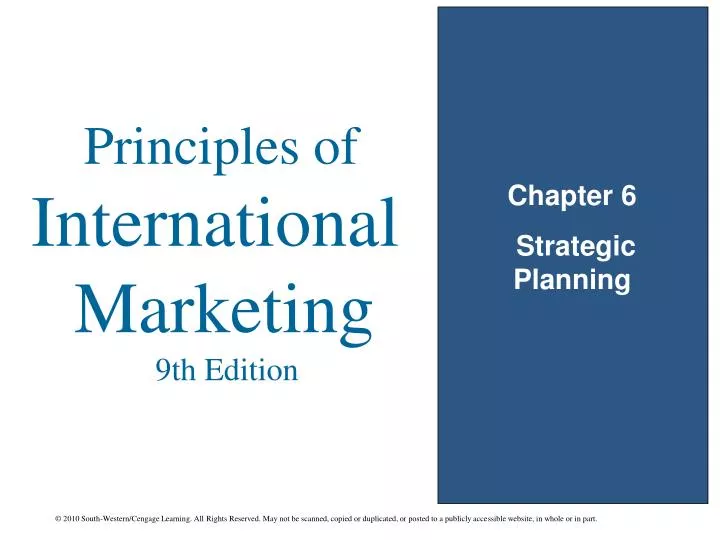 PPT - Chapter 6 Strategic Planning PowerPoint Presentation, free ...