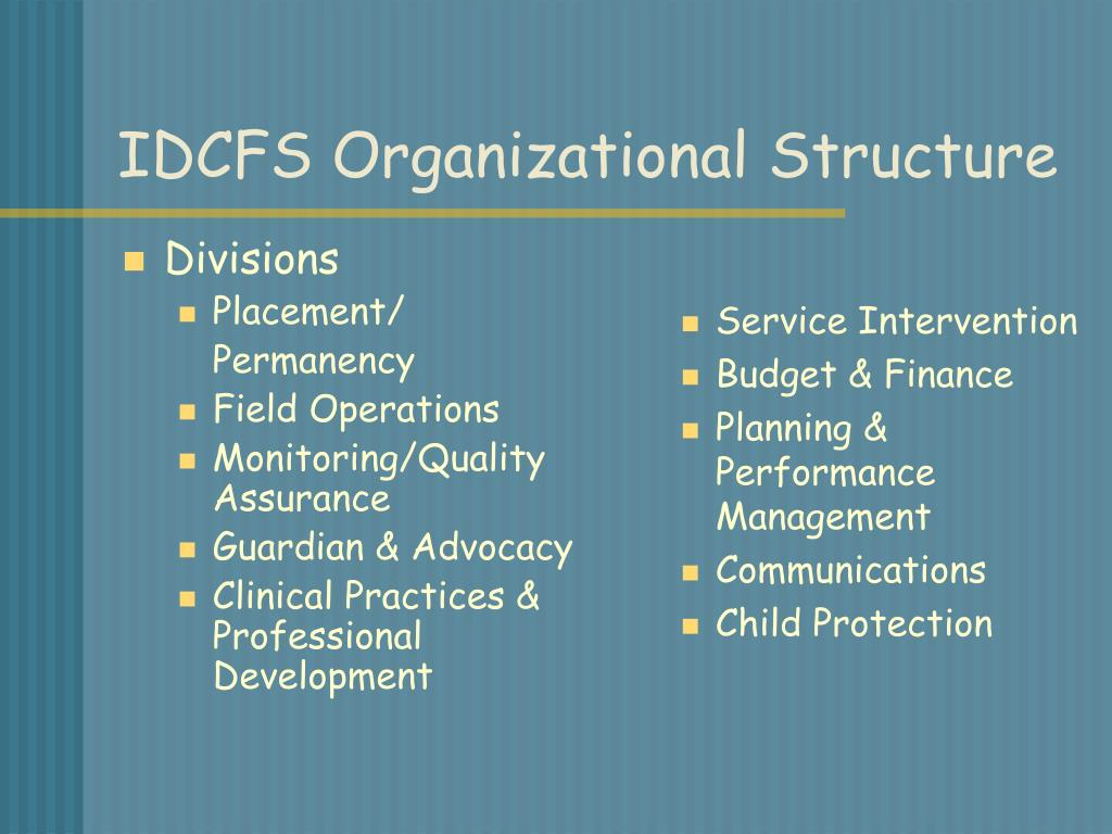 PPT - The Illinois Department of Children and Family Services: SI ...