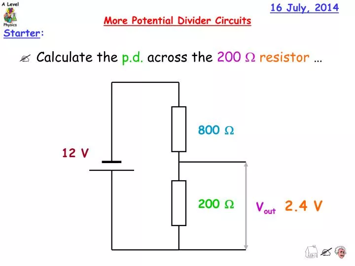 PPT - More Potential Divider Circuits PowerPoint Presentation, free ...