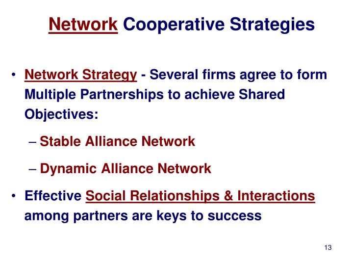 PPT - Cooperative Strategy PowerPoint Presentation - ID:1820126