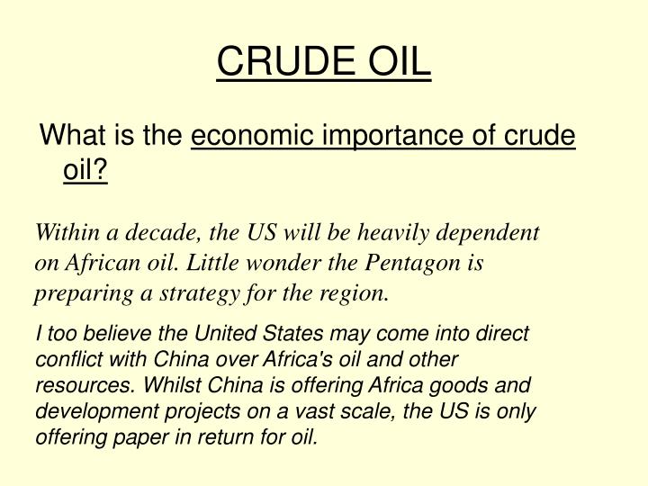 PPT - Crude Oil PowerPoint Presentation - ID:1820328