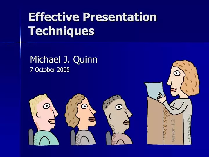 PPT - Effective Presentation Techniques PowerPoint Presentation, free ...