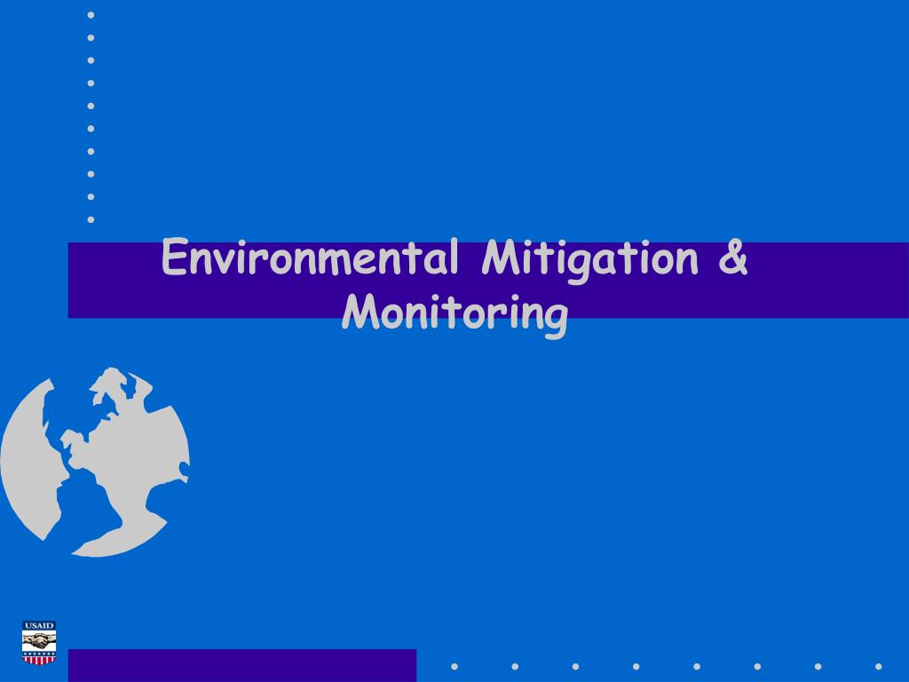 Ppt Environmental Mitigation And Monitoring Powerpoint Presentation