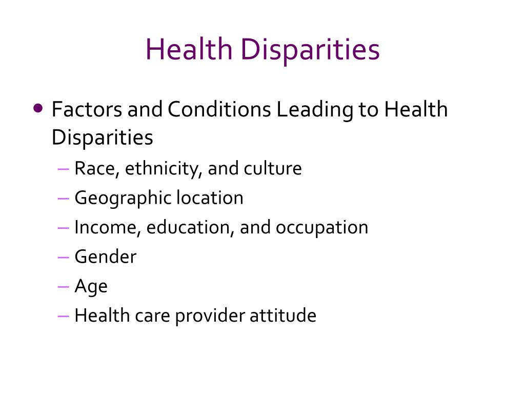 PPT - Health Disparities and Culturally Competent Care PowerPoint ...